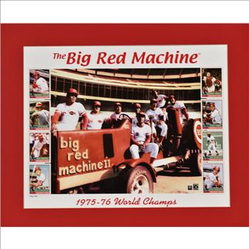 Big Red Machine Tractor Lithograph Limited Edition | Property Room