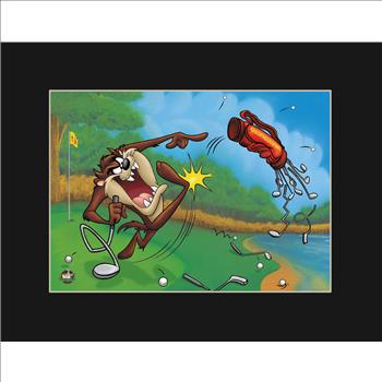 Terrible Taz Golf - LE Lithograph | Property Room