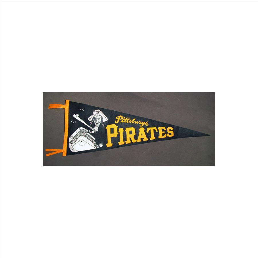 1960s Vintage Pittsburgh Pirates Felt Pennant - Excellent Condition ...