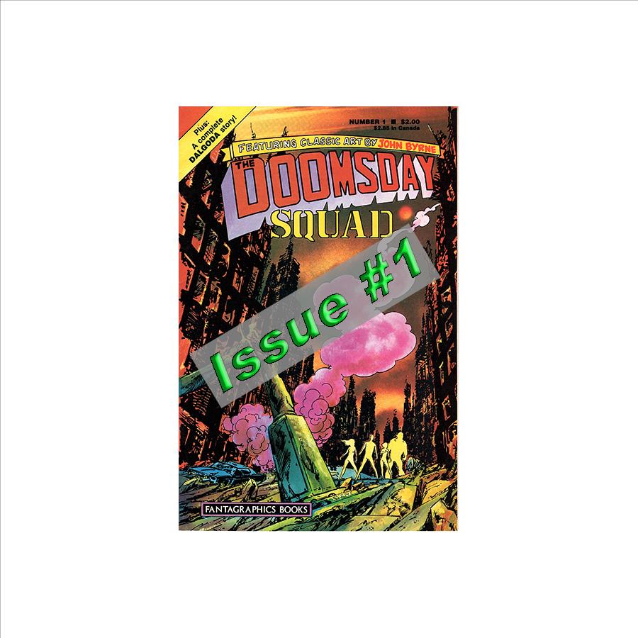 1986 Fantagraphics: Doomsday Squad, featuring classic artwork by John ...