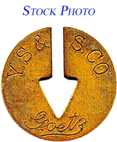 Vintage Pay-Telephone Tokens (5) - Goetz Y.S. & S. Co., Chicago ...