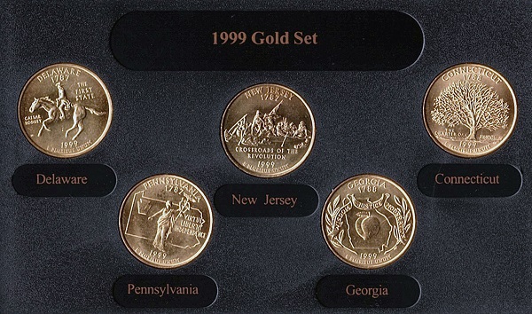 1999 Gold Edition State Quarter Collection | Property Room