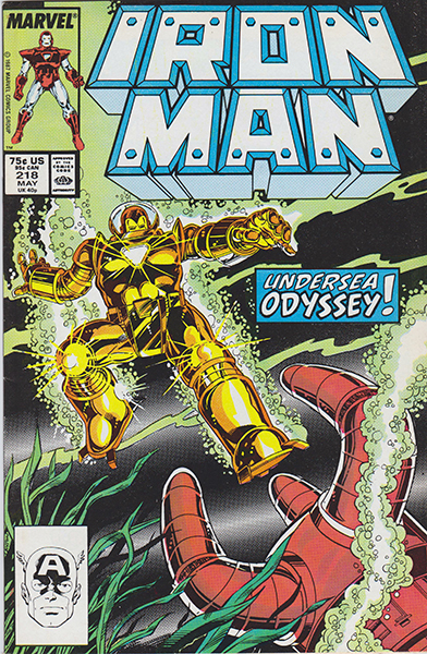 1987 Marvel CG: Iron Man #218 | Property Room