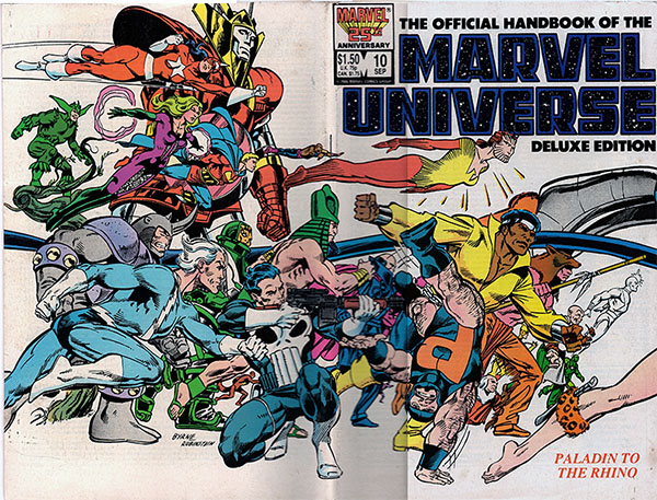 1986 Marvel CG: Marvel Universe Issues #9, 10, 11, 12 (Wrap-Around ...