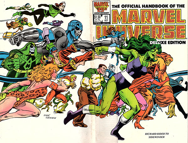 1986 Marvel CG: Marvel Universe Issues #9, 10, 11, 12 (Wrap-Around ...
