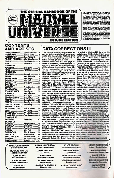 1986 Marvel CG: Marvel Universe Issues #9, 10, 11, 12 (Wrap-Around ...