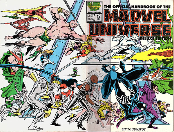 1986 Marvel CG: Marvel Universe Issues #9, 10, 11, 12 (Wrap-Around ...