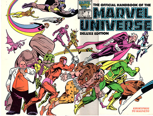 1986 Marvel CG: Marvel Universe Issues #7, 8 (Wrap-Around Covers That ...