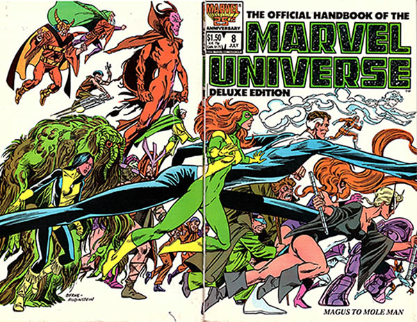 1986 Marvel CG: Marvel Universe Issues #7, 8 (Wrap-Around Covers That ...