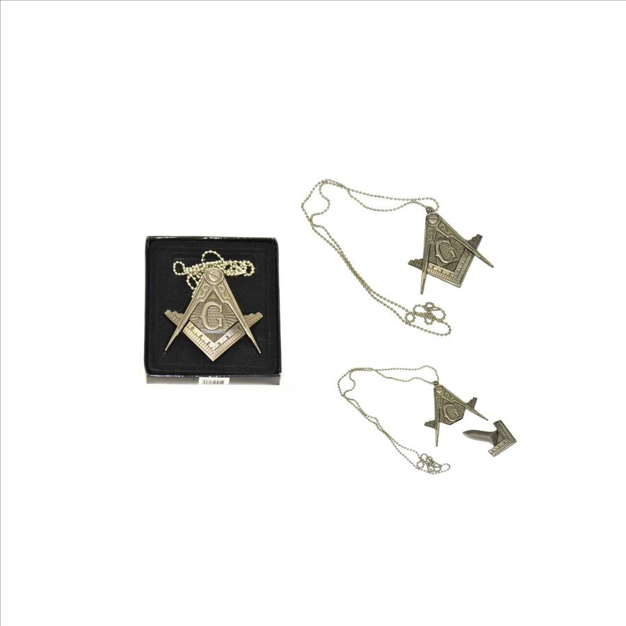 Masonic Square and Compasses Pendant | Property Room