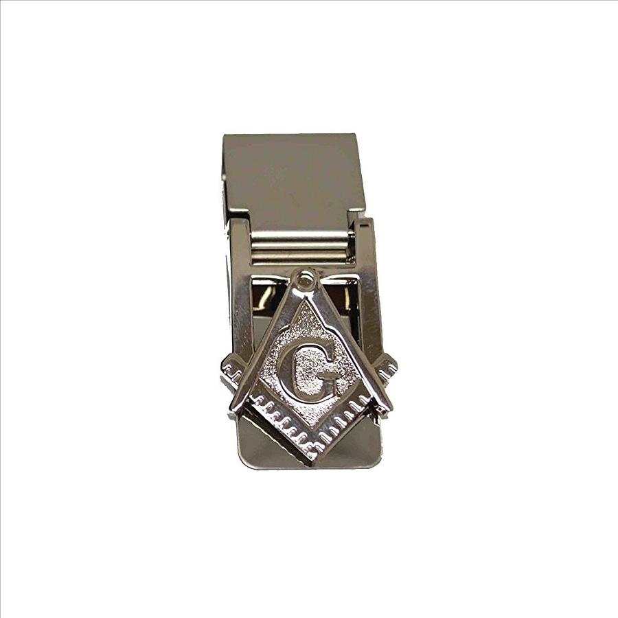 Stainless Steel Masonic Money Clip | Property Room