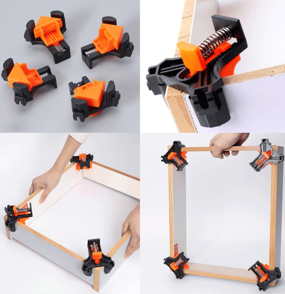 4 pc 90 Degree Corner Clamps | Property Room