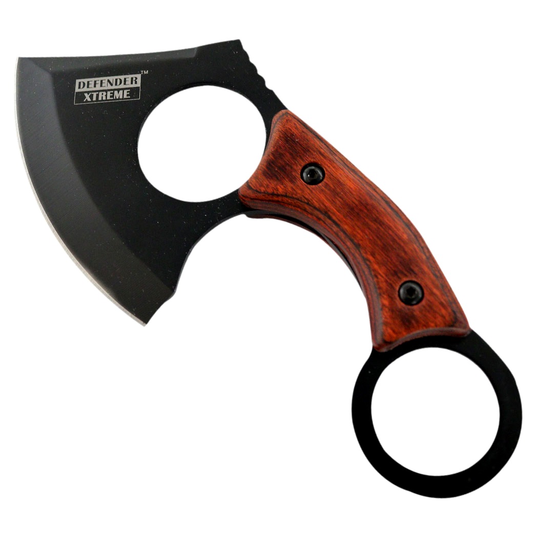 Tactical Karambit Style Throwing Axe - Black | Property Room