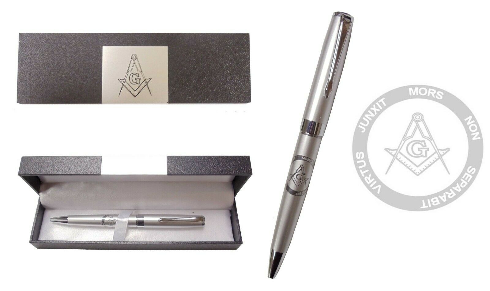 Masonic Ballpoint Pen Gift Set - Metal Pen | Property Room