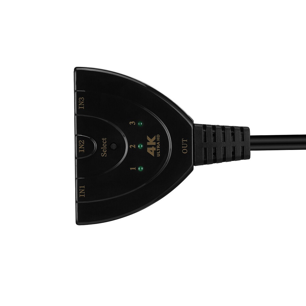 3 Port HDMI Cable Auto Splitter - 4K | Property Room