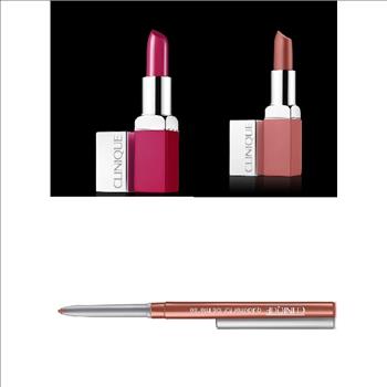 Clinique 2 Pop Lip Color + Primer and Quickliner for Lips Intense ...