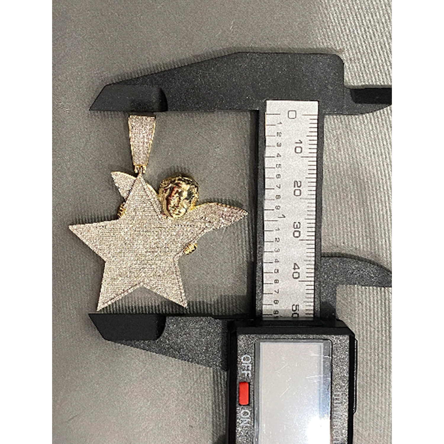 10k Yellow Gold Diamond 1.07ct Diamond Star with little boy Diamond ...