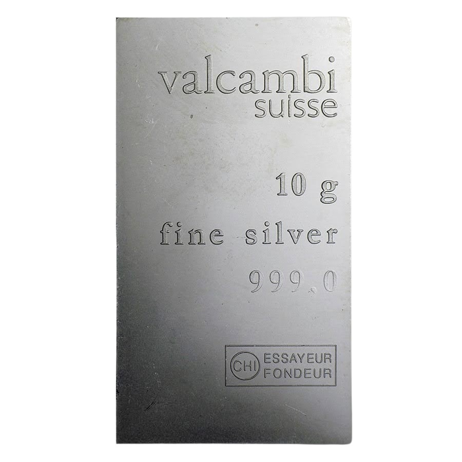 Brilliant 10 Gram Silver Bullion Bar, .999 pure, Newly Minted at the ...