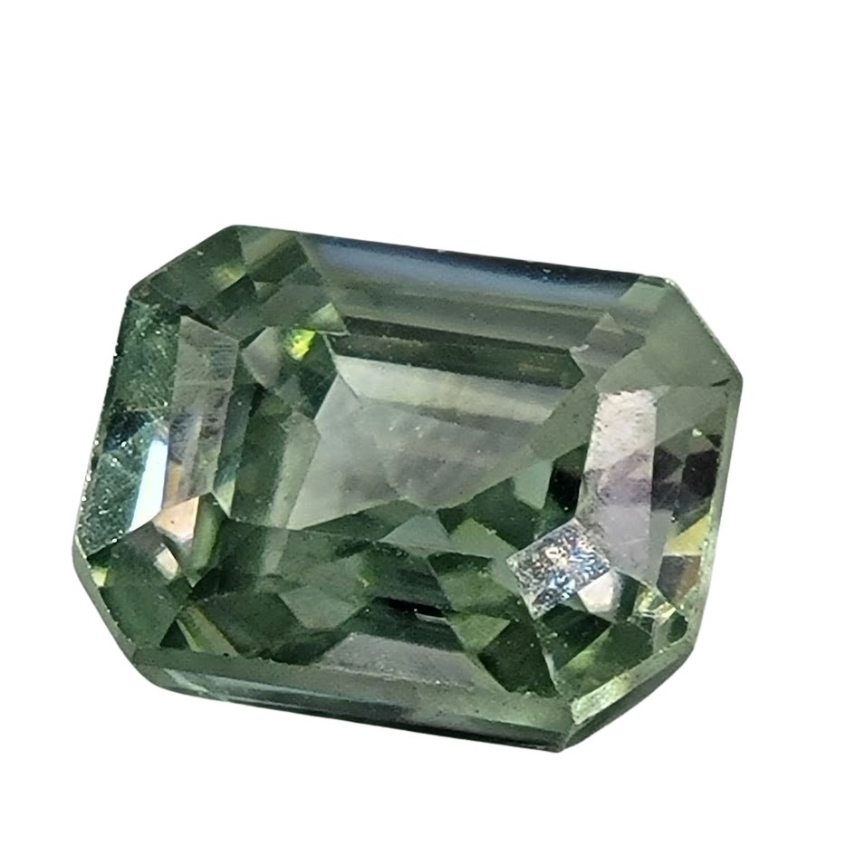 Extraordinary. 2.18 ct Octagon Green DiamondLuxe(tm) Diamond Substitute ...
