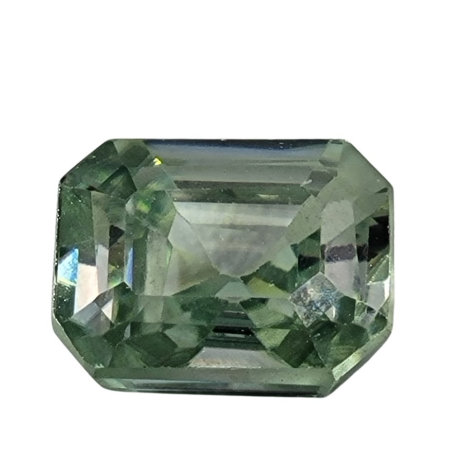 Extraordinary. 2.18 ct Octagon Green DiamondLuxe(tm) Diamond Substitute ...