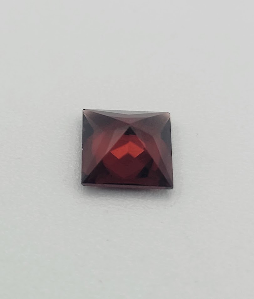 Majestic Certified Natural Red Garnet, Princess Fine Cut AAA Clarity ...