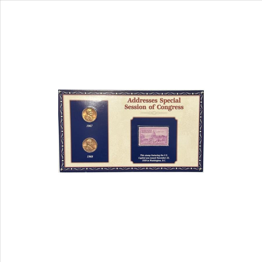 - 1967 & 1968-S U.S. Lincoln Cents "Addresses Special Session of ...