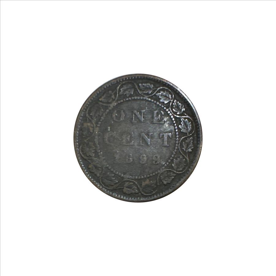 - 1899 Canada One Cent - Victoria Dei Gratia Regina (Victoria Queen by ...