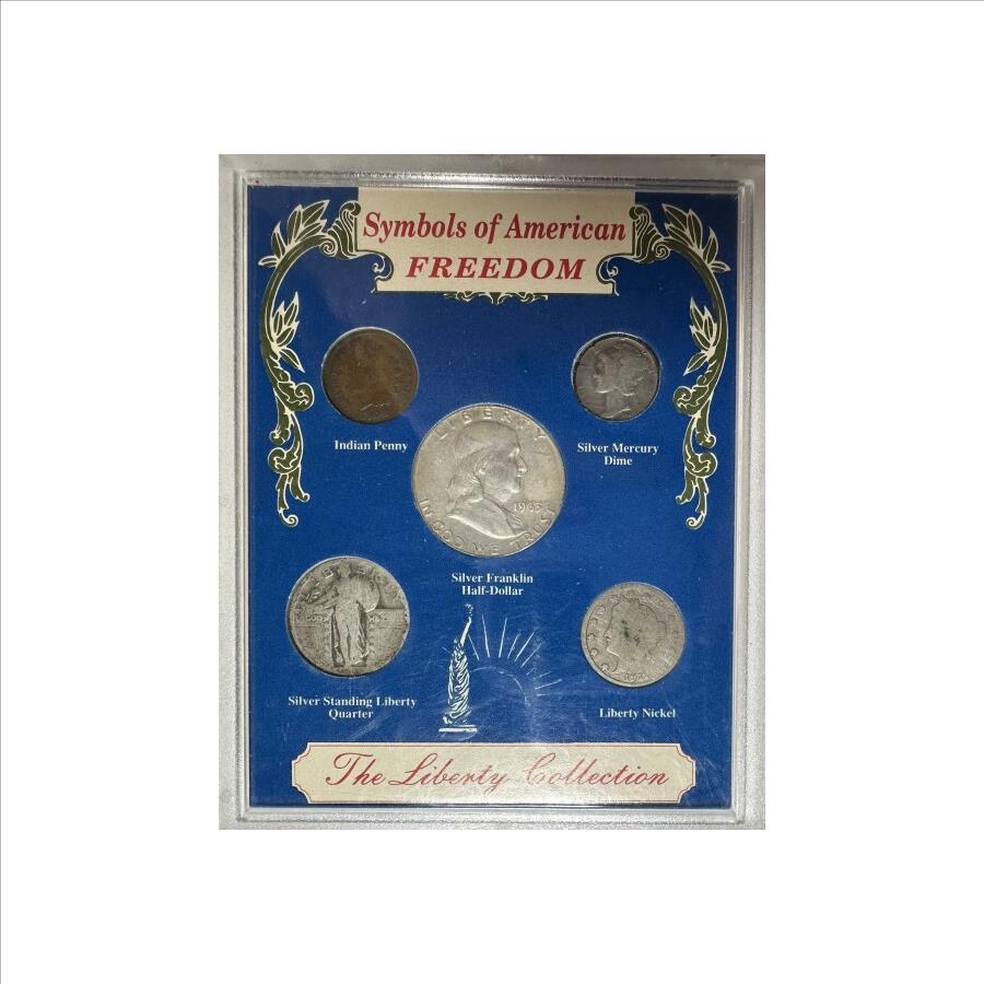 Symbols of American Freedom, The Liberty Collection - 1963 Silver Half ...