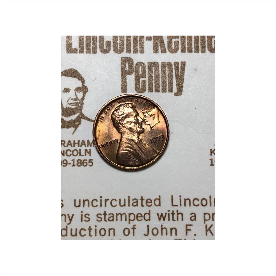 1973 U.S. Lincoln-Kennedy Cent - Uncirculated Commemorative Coin ...