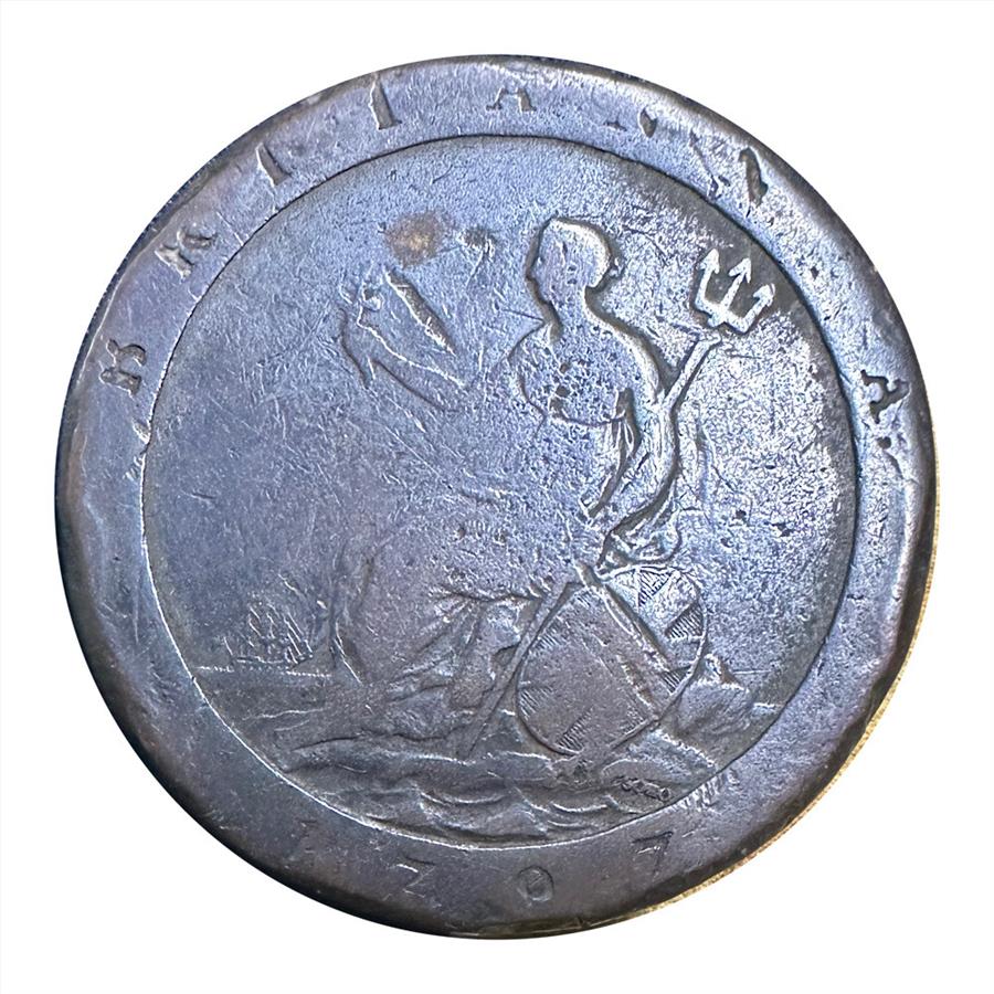 >1797 Great Britain George III D.G. Rex - One Pence - Rare | Property Room