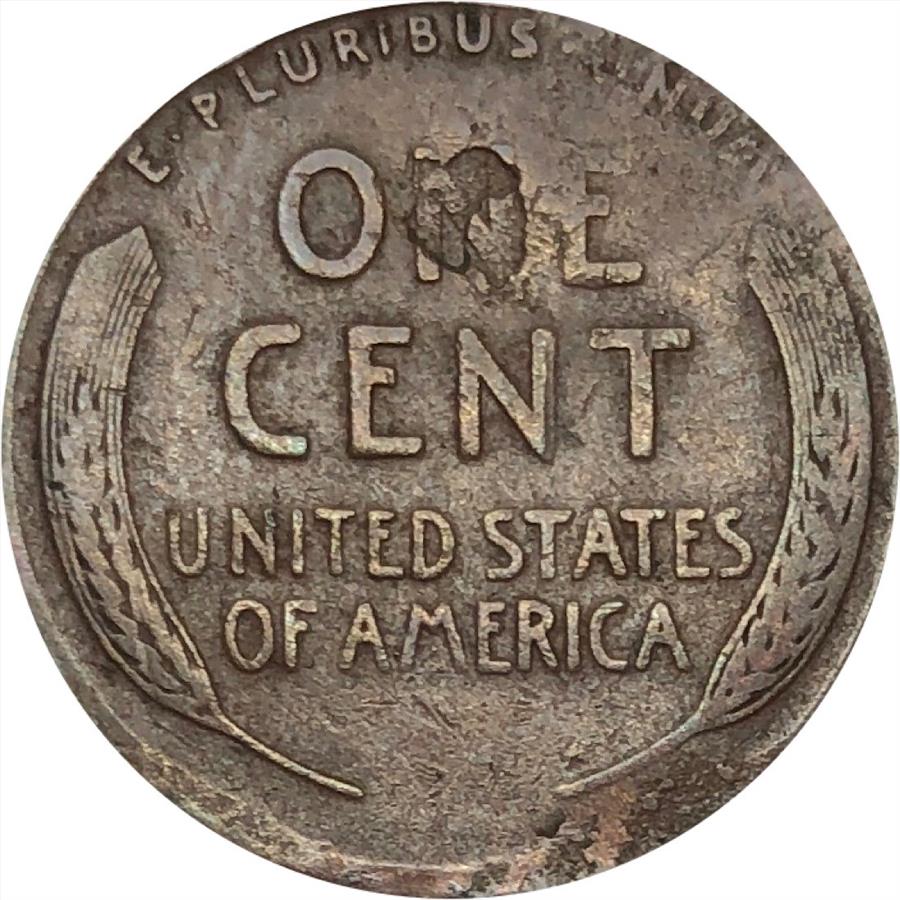 Mint Error 1914-D US Lincoln Cent Strike Through Error-Delaminated ...