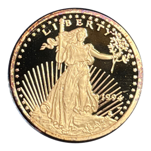 * 1994 American Eagle 10 Mil Pure Gold Five Dollar ($5) Liberty Coin ...