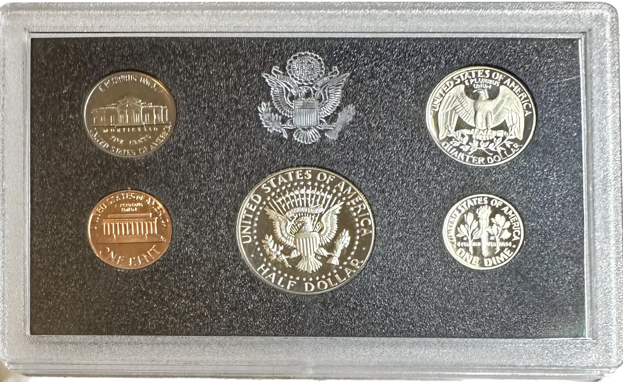>1983-S U.S. Proof Set - 5 Coins Including Kennedy Half in Original ...