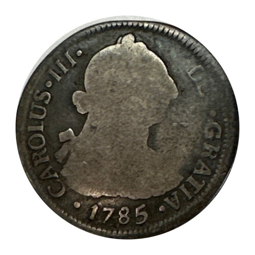 - 1785 (oS Mint Mark/Santiago, Chile) - Silver Mexico Spanish Colonial ...