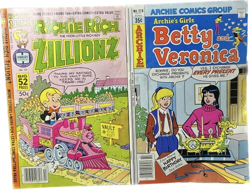 * Richie Rich Zillionz (Jan. 1978 No. 13) & Betty and Veronica (Feb ...