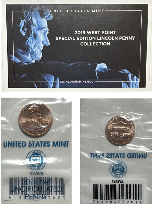 - 2019-W U.S. Uncirculated West Point Special Edition Lincoln Penny ...
