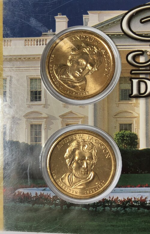#2007 (P&D) U.S. Presidential Dollar Series - Andrew Jackson - 2 Coin ...