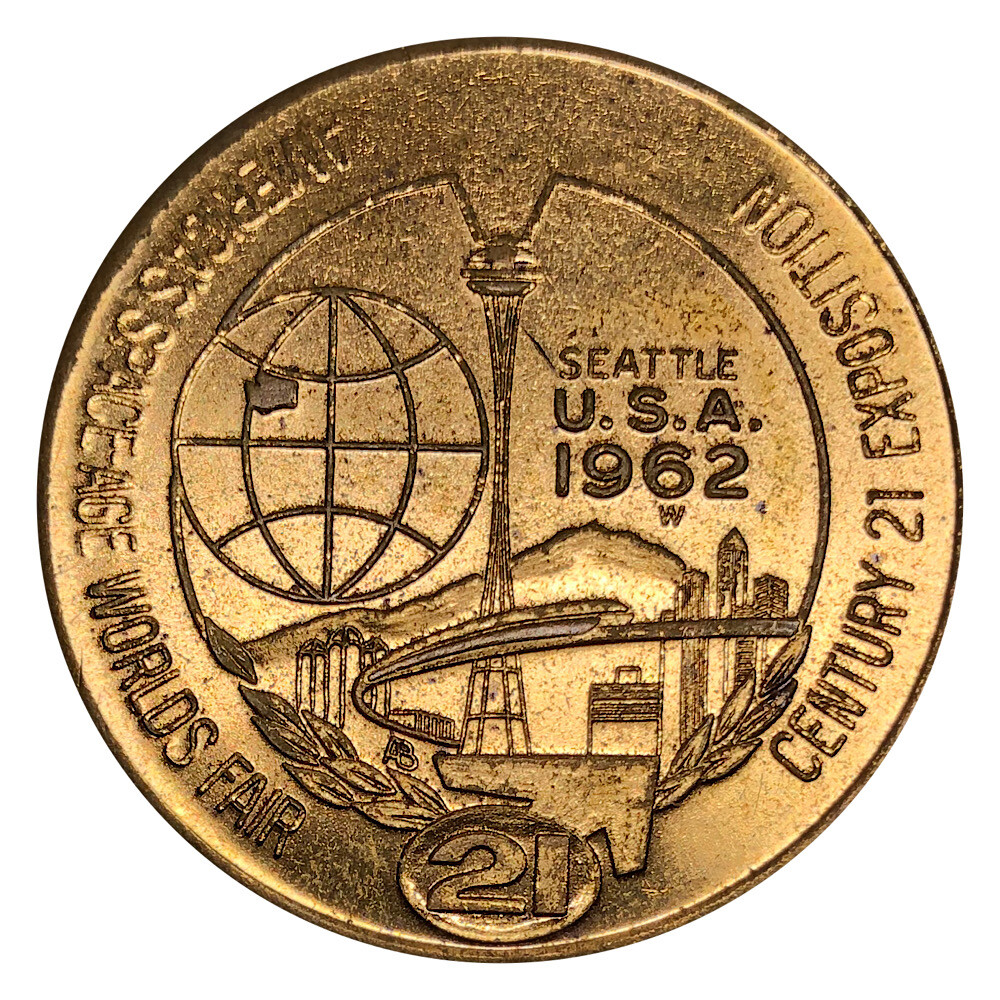 >1962 Century 21 Exposition America's Spaceage Worlds Fair Commerative ...