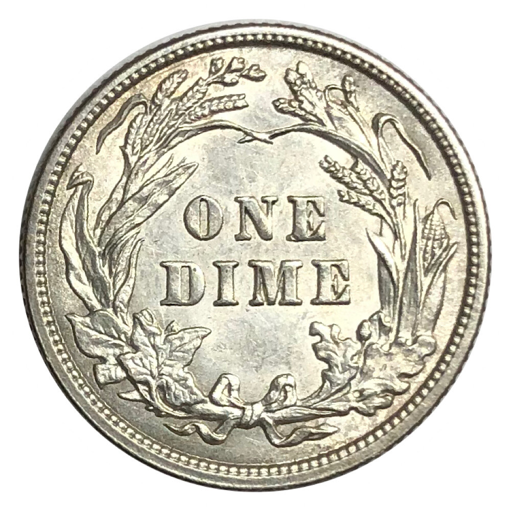 >1914 U.S. Silver Barber Dime - Full LIBERTY on Band - Collector Grade ...