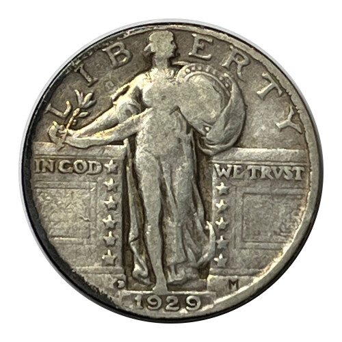 * 1929 U.S. Silver Standing Liberty Quarter | Property Room