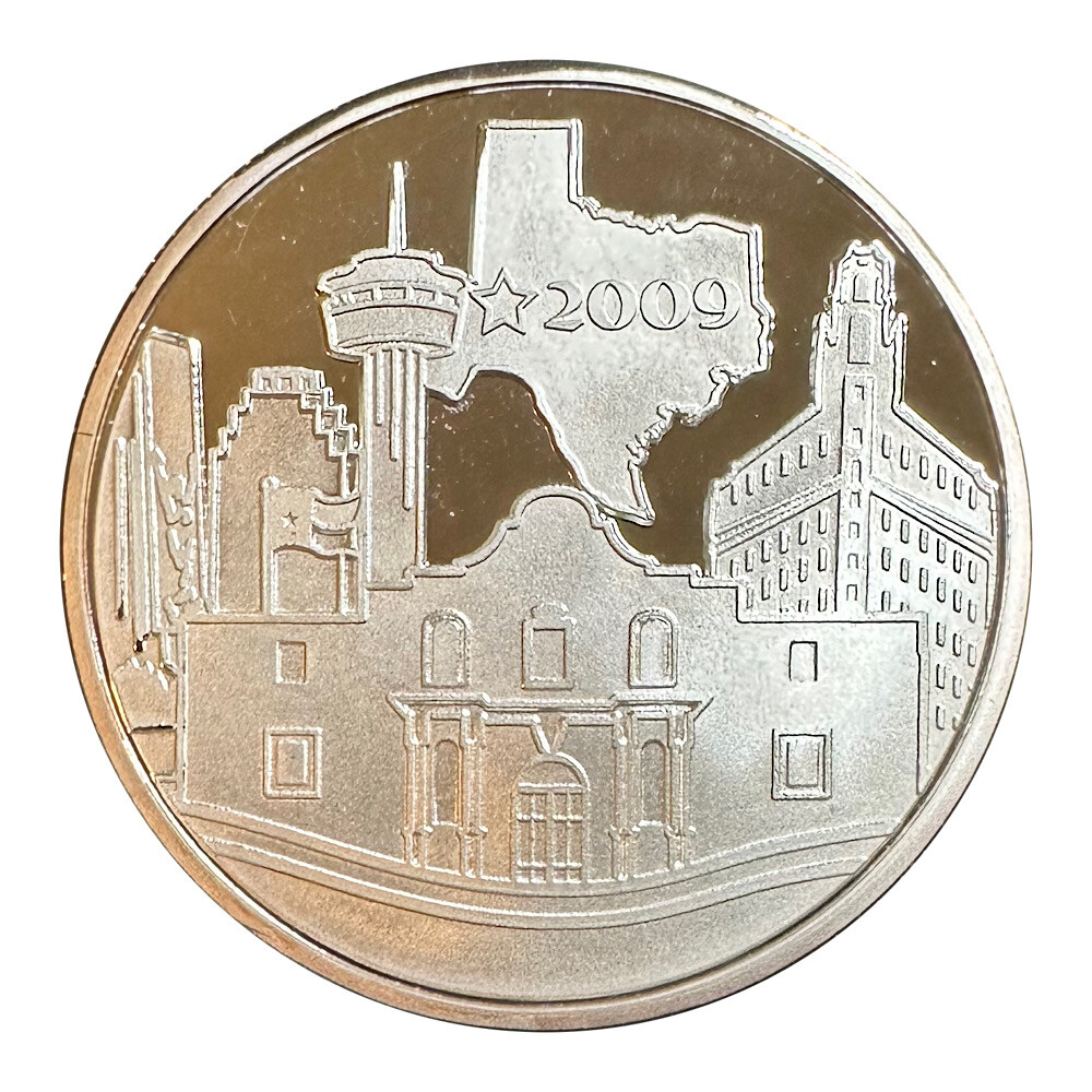 >2009 The Alamo March 6, 1836 Challenge Souvenir Coin - Matte Finish ...