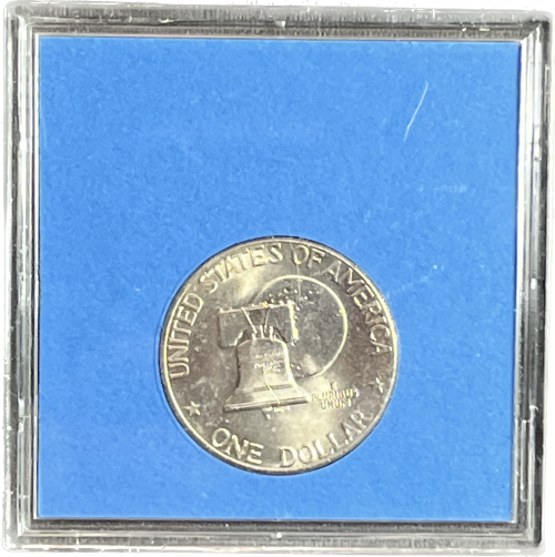 . 1976-D Bicentennial Dollar with Bullish Wishes from Louis Rukeyser ...