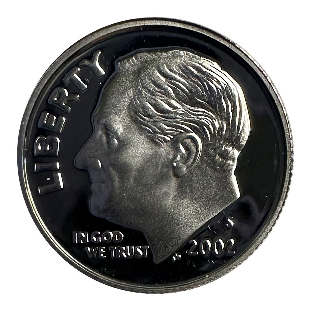 >2002-S U.S. Silver Proof Roosevelt Dime | Property Room