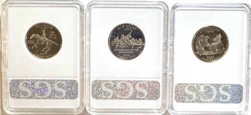 - Trio of State Washington Quarters - 1999-S Delaware, 1999-S New ...