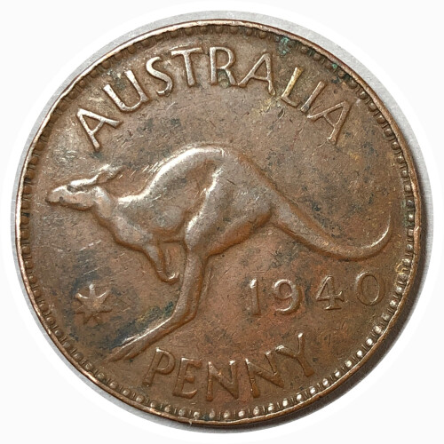 #1940 Australia I Penny - Nice Bronze Tone and Good Detail | Property Room