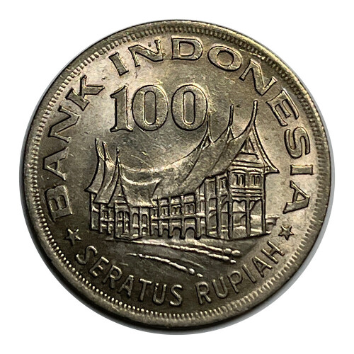 . 1978 Indonesia 100 Rupiah Coin - KM#42 | Property Room