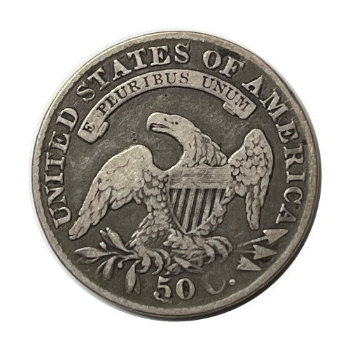* 1830 U.S. Silver Capped Bust Liberty 50 Cent Coin | Property Room