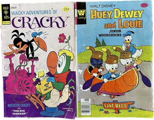 * Wacky Adventures of Cracky (March '75 No.10) and Huey, Dewey & Louie ...