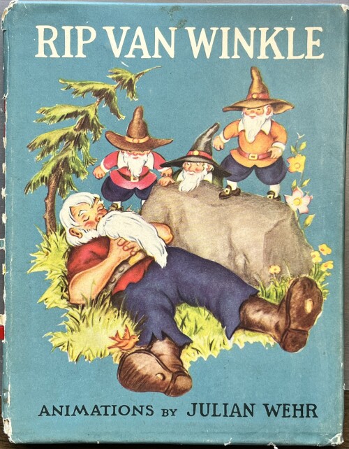 * 1945 Rip Van Winkle Animated Book with Moveable Characters on Many ...