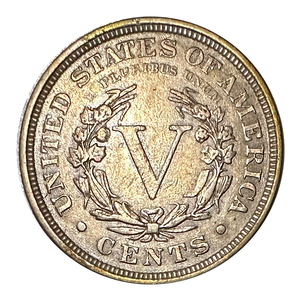 >1902 U.S. Liberty "V" Nickel With Cents - Excellent Detail, Collector ...